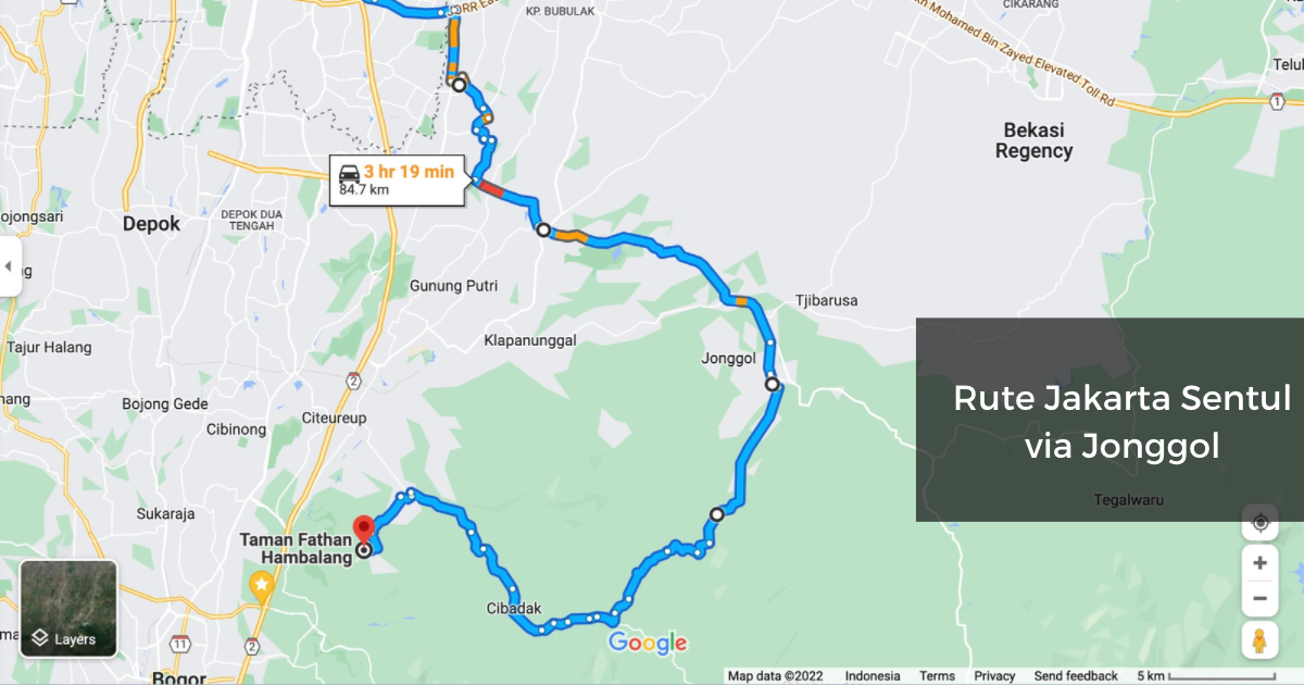 Jalur Jakarta Sentul via Jonggol Ternyata Seru, ya - www.shalstory.com
